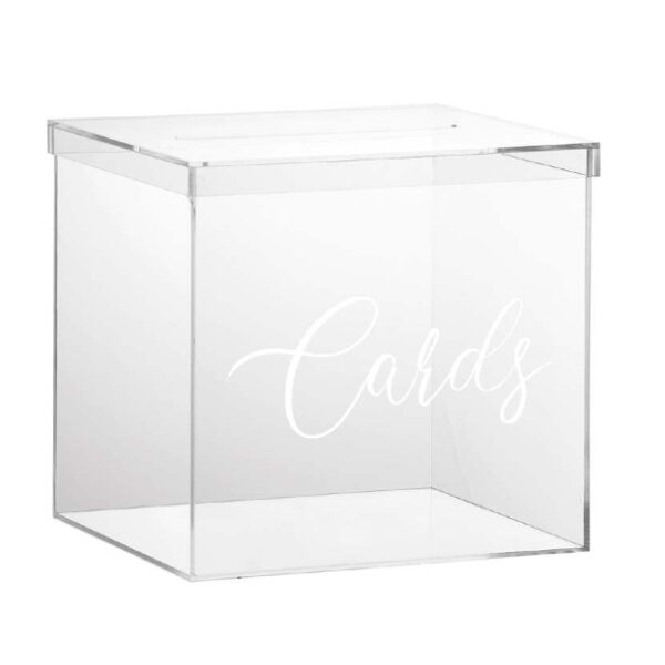 Acrylic Cards Box - Acrylic Displays