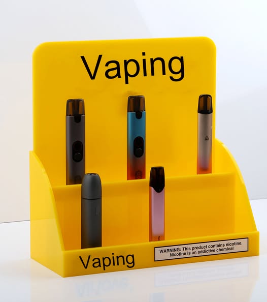 Custom disposable vaping display stand - Acrylic Displays