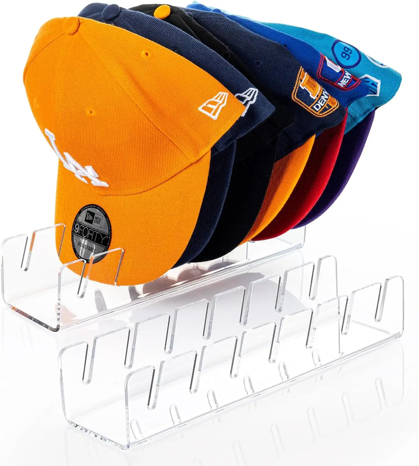 Hat display rack stand clear acrylic hat organizer - Acrylic Displays